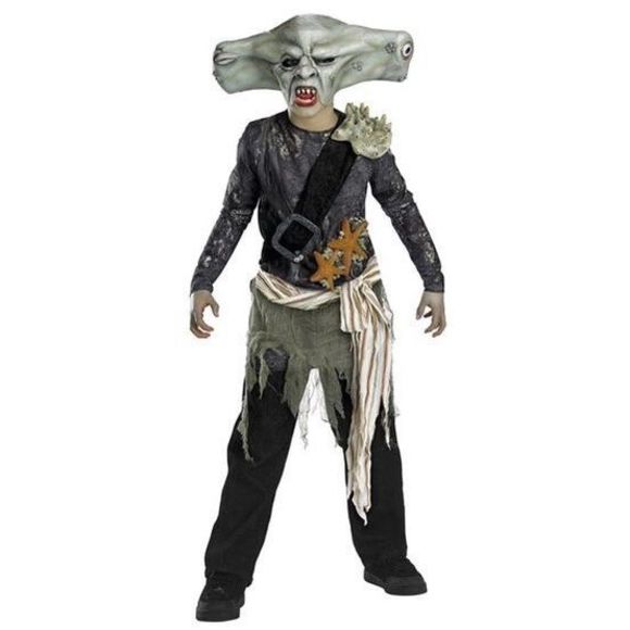 Disney | Other | Rare Pirates Of The Caribbean Maccus Sharkman Adult ...